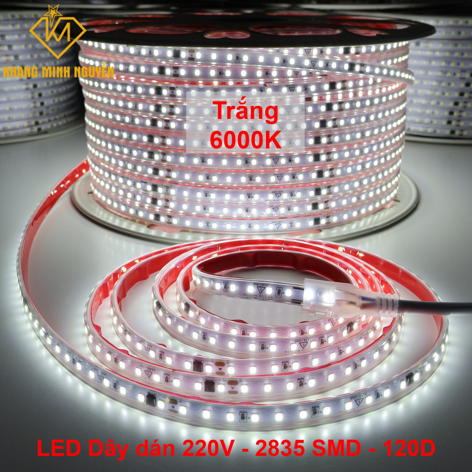 LED dây dán 220V 120D 2835 SMD
